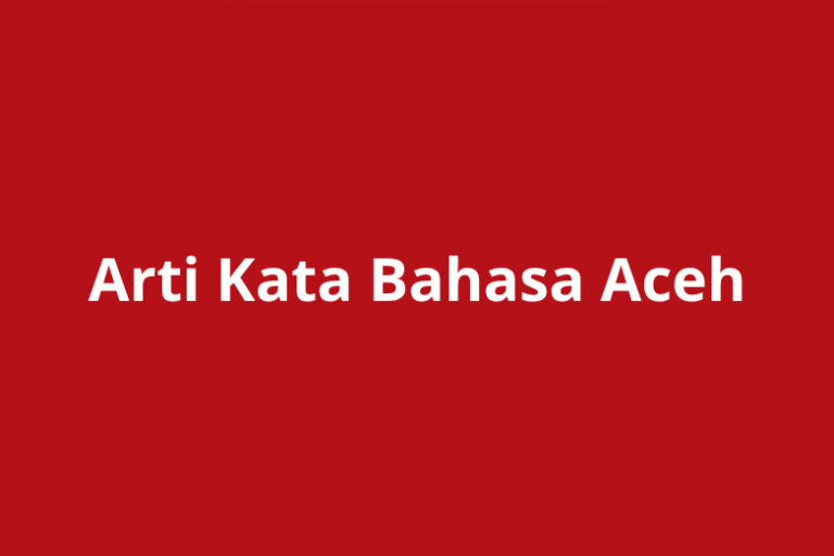 Arti Varian Kata “Boh” dalam Bahasa Aceh - Kabar Aktual